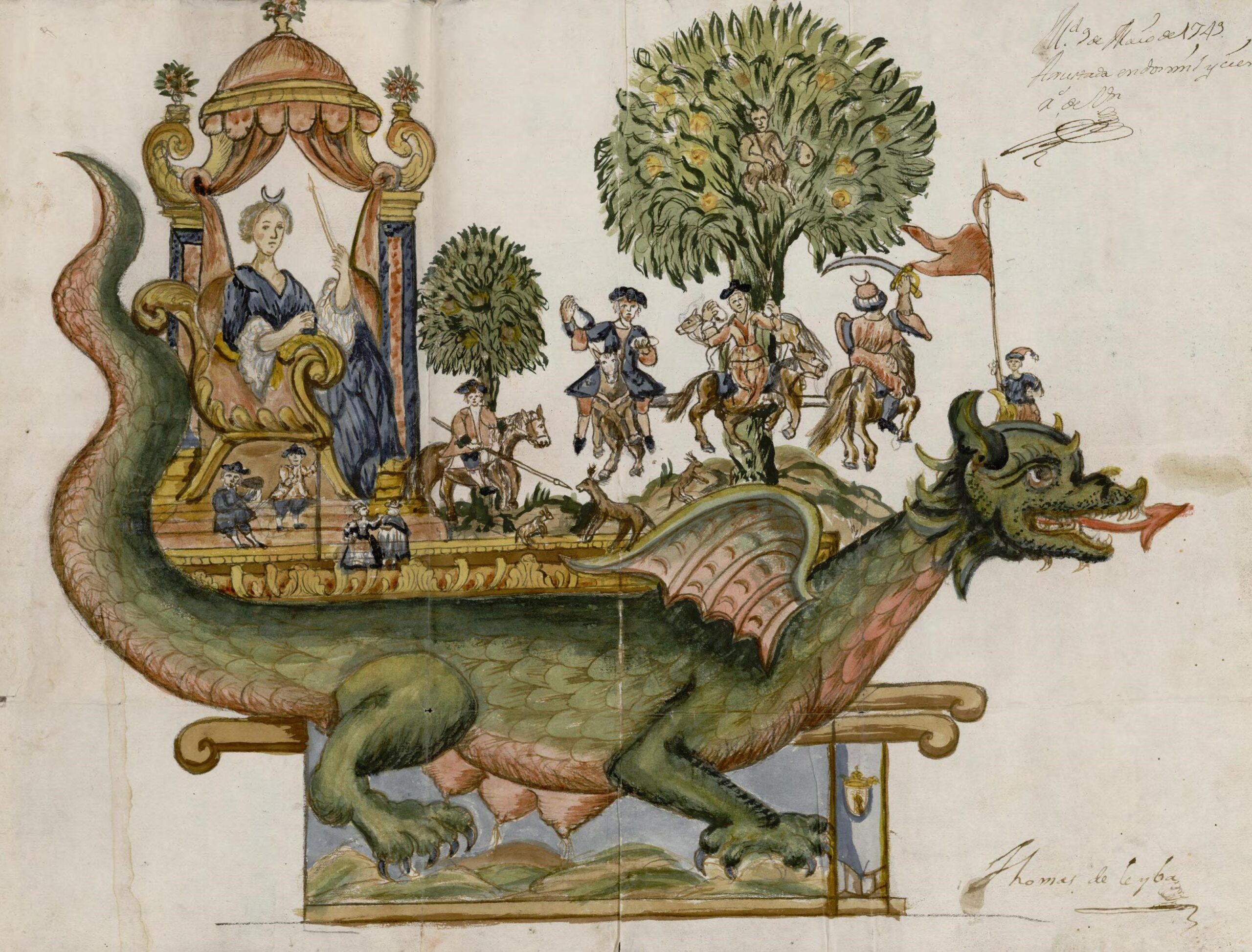 La Tarasca (Torrejoncillo del Rey) - Vestal Etnografía